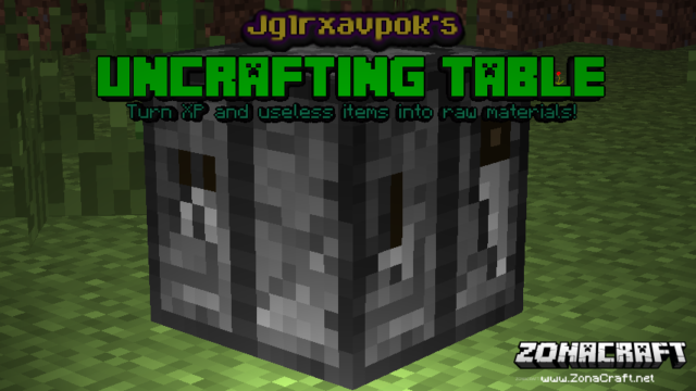 Uncrafting Table Mod Para Minecraft 1.12.2/1.11.2/1.10.2/1.9.4/1.8.9/1. ...