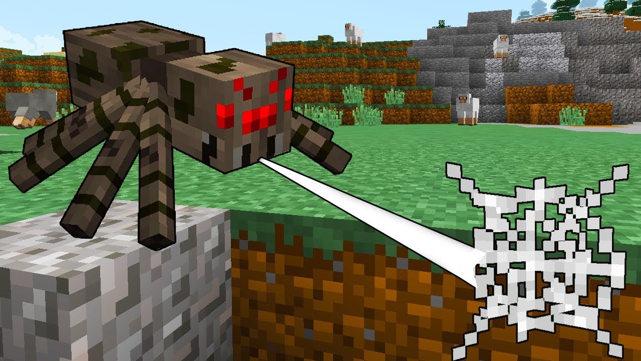 Spiders 2.0 Mod Para Minecraft 1.21.11, 1.20.4, 1.19.3, 1.18.2, 1.16.5 ...