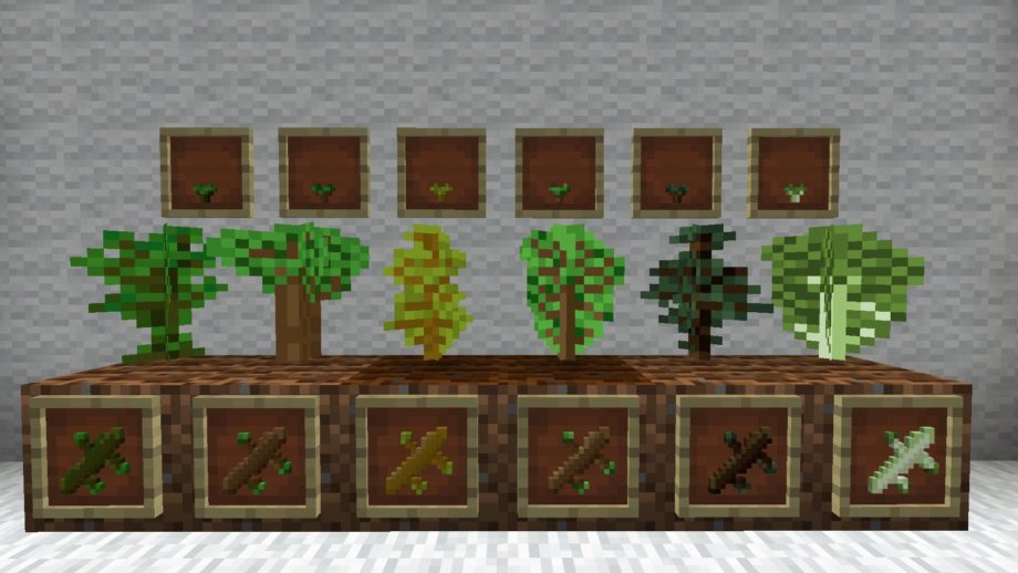 Bonsai Tree Crops Mod Para Minecraft 1.12.2/1.10.2 - ZonaCraft