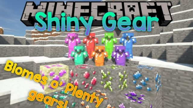 Shiny Gear Mod Para Minecraft 1.12.2 - ZonaCraft