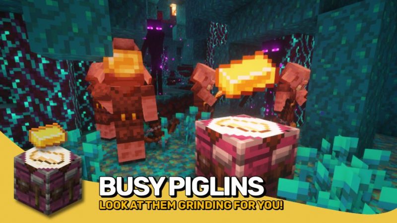 Easy Piglins Mod Para Minecraft 1.21.11, 1.20.6, 1.19.4, 1.18.2 - ZonaCraft