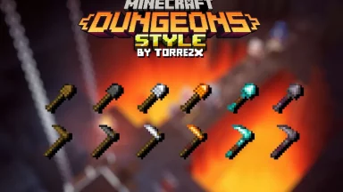 Torrezx-Dungeons style Texture Pack Para Minecraft 1.21.4, 1.20.4, 1.19 ...