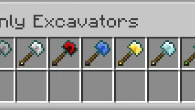 Only Excavators Mod Para Minecraft 1.21.11, 1.20.6, 1.19.4 - ZonaCraft