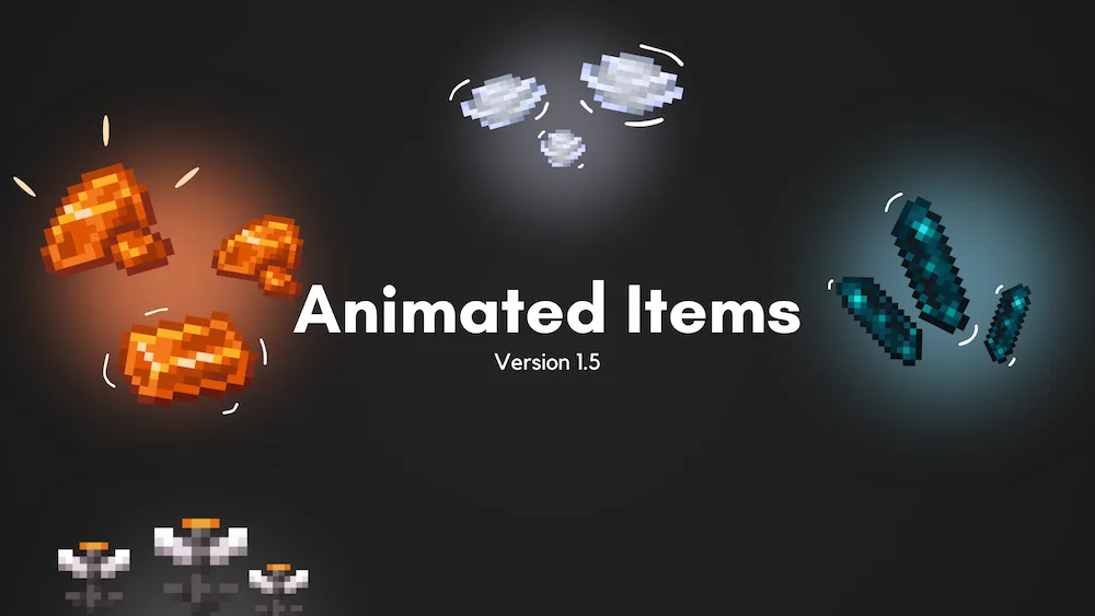 Animated Items Texture Pack Para Minecraft 26.1.2, 1.21.11, 1.20.6, 1. ...