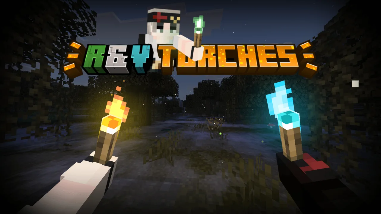 R&V Torches Texture Pack Para Minecraft 1.21.11, 1.20.6 - ZonaCraft
